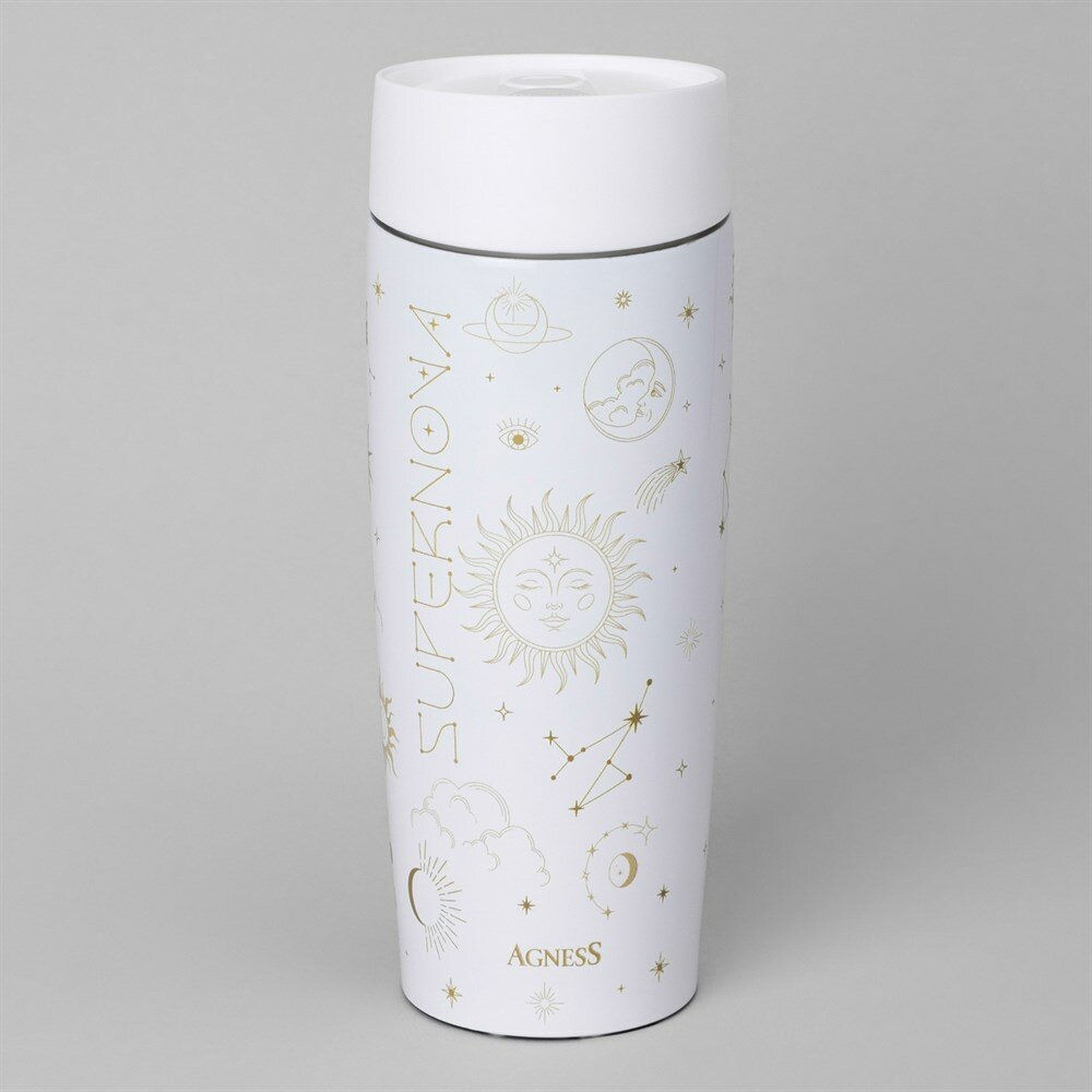 Термокружка agness "Supernova white" 360 мл