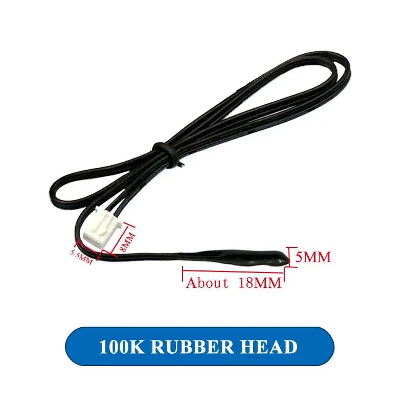 Датчик температуры 100K rubber head, 40см