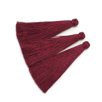 CHENGRUI L24 шелковые кисточки для декора 10 шт Бордовый, L2415