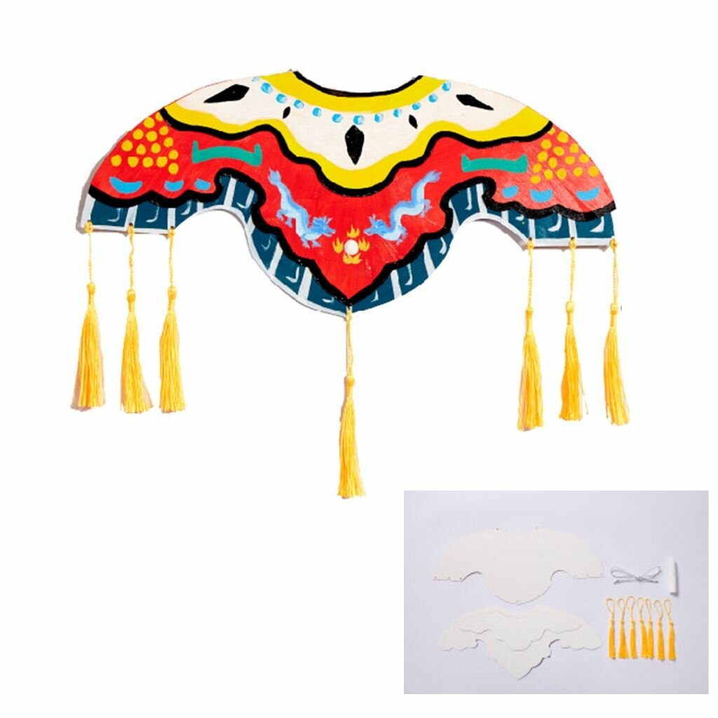 Набор для рисования на бумажном облаке с плечевым воротником