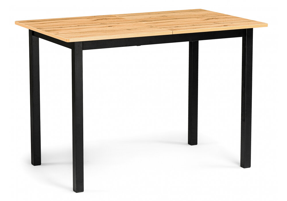 Стол Аркон woodville светлое дерево, дерево и металл, прямоугольная столешница