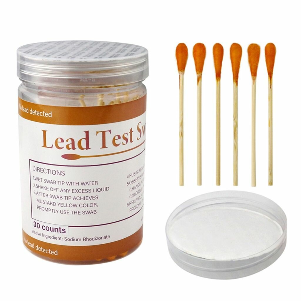 Набор инструментов, 1 флакон по 30 шт, тампоны для определения содержания свинца