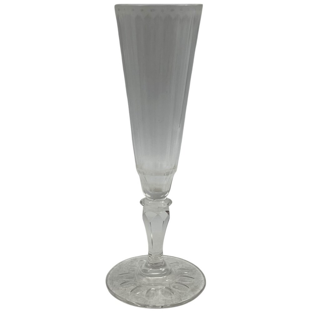 Фужер "Готика", хрусталь горный, гравировка, 1900-1917 гг, Мальцов (?), Российская Империя
