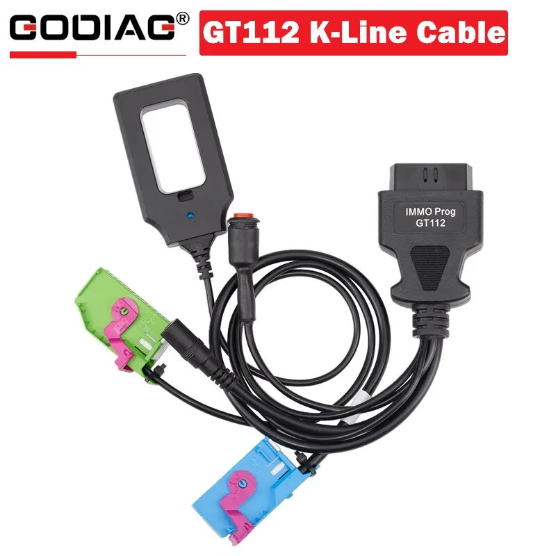 GODIAG GT112 K-Line для VW/Audi/Skoda/Seat 2-го и 3-го поколения, приборная панель IMMO, соответствующий ключу, кабель тестовой платформы