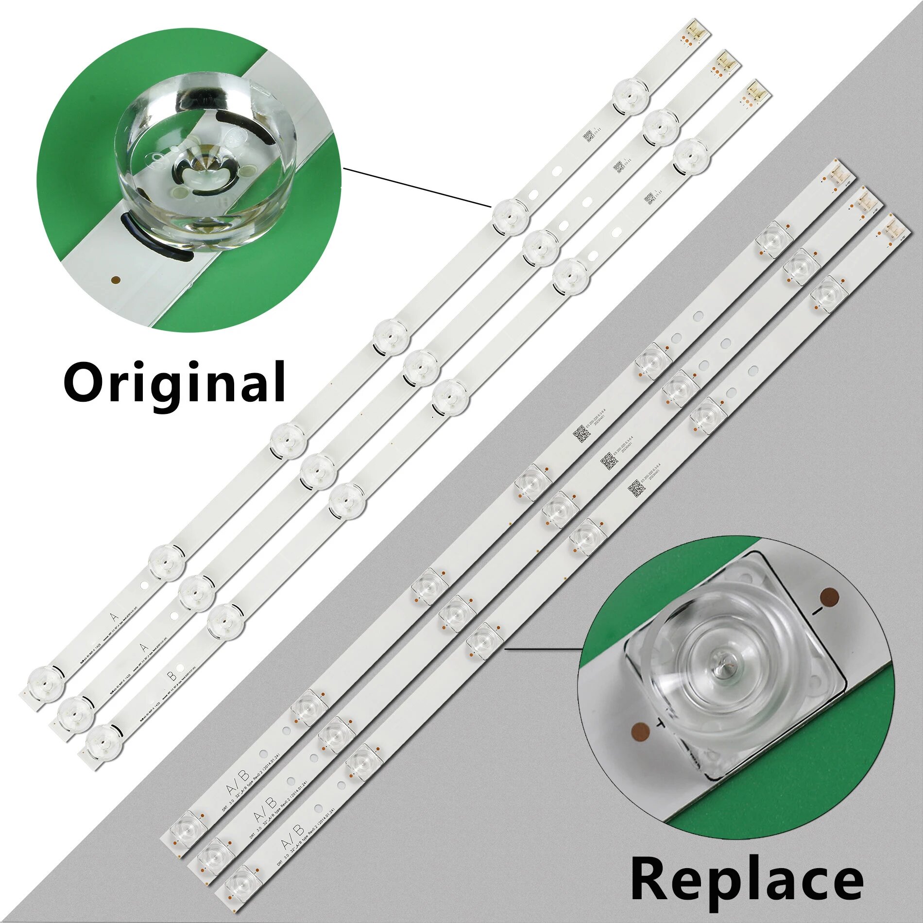 Светодиодная подсветка для телевизора XSLLEDS 32 дюйма Replace 32LB