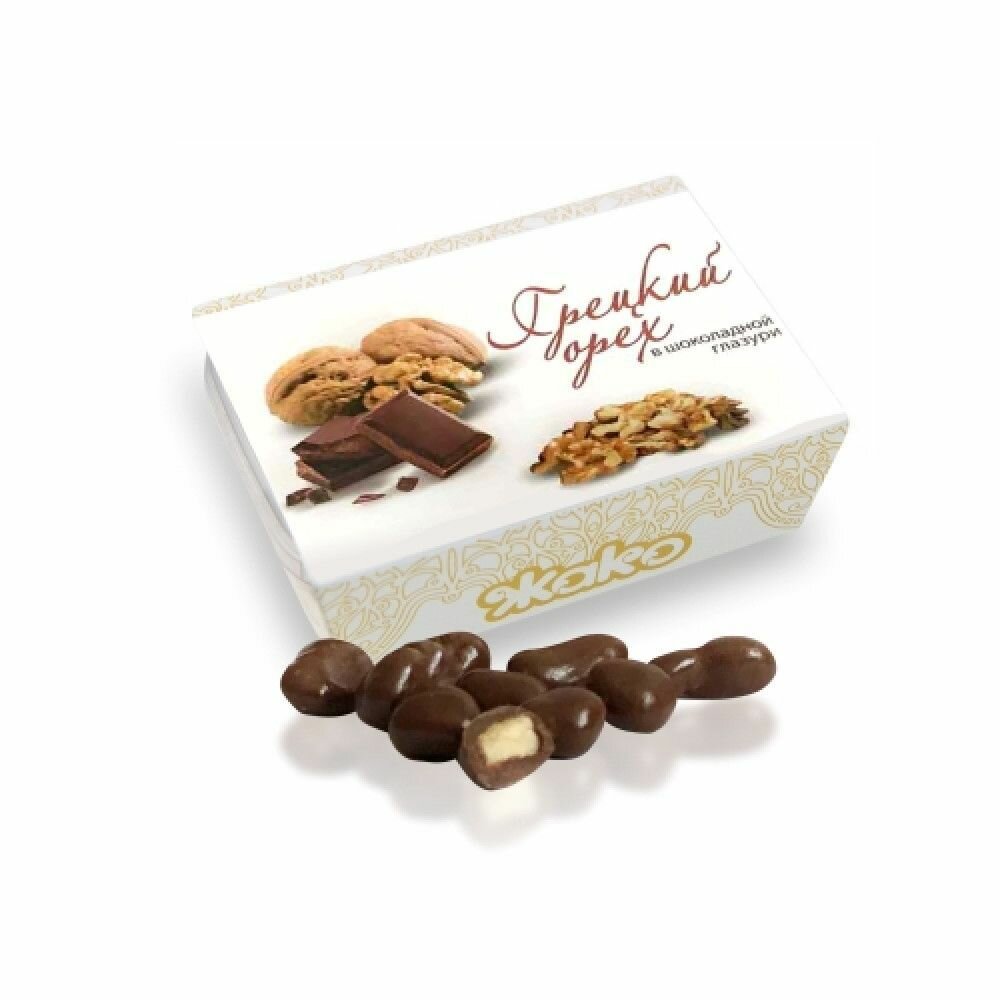 Конфеты Грецкий орех в шоколадной глазури 170г. в боксе.