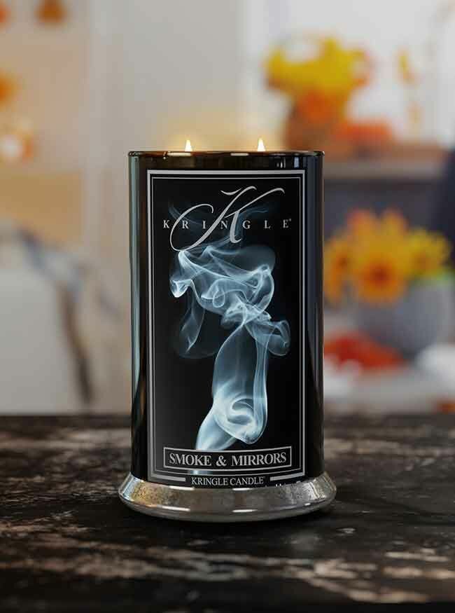 Kringle Candle свеча ароматическая 2 фитиля Smoke & Mirrors (624 грамма)