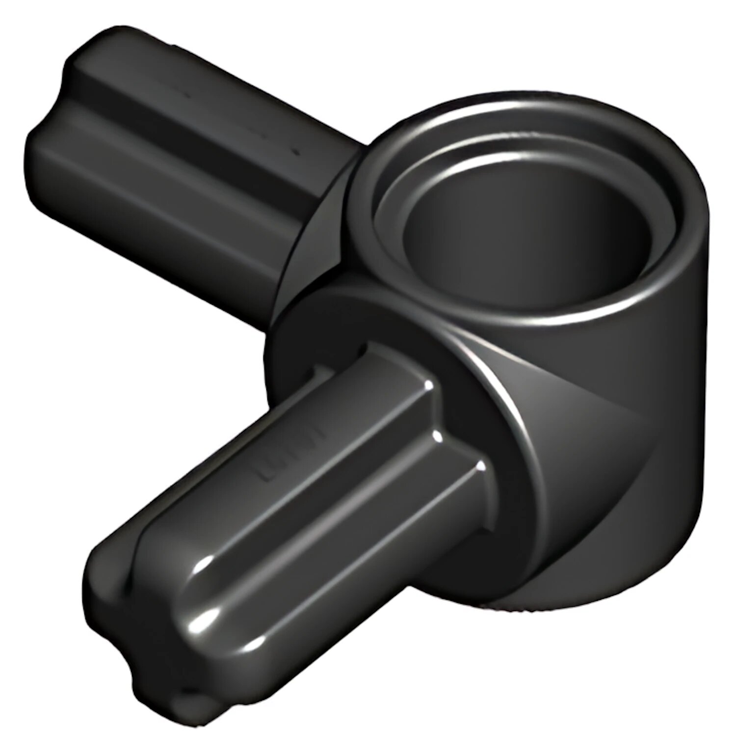 Деталь LEGO Technic, Axle and Pin Connector Hub with 2 Perpendicular Axles 10197 Black N