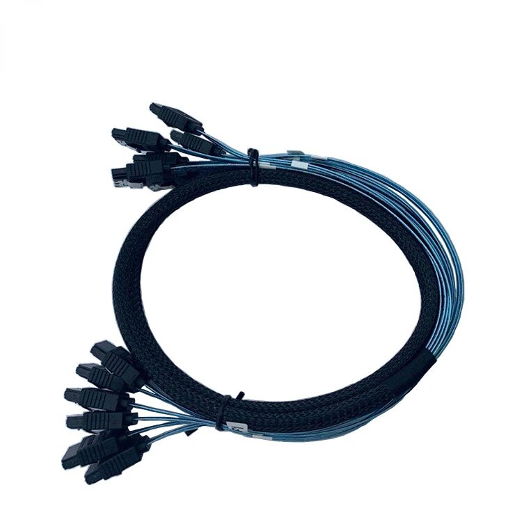 Кабель SATA-SATA 4/6 портов, 7-контактный, 6 Гбит/с