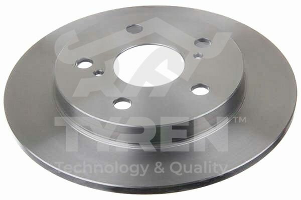 Диск тормозной задний TYREN TYR1022501 для Toyota Corolla (E150, E180) 06-, Auris (E150) 06