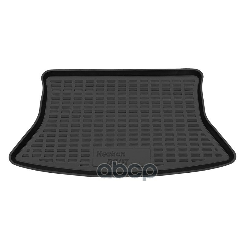 Коврик багажника для а/м LADA 1119 Kalina хетчбэк 2004-2018 г. в. Rezkon (пластик, черный) Rezkon арт. 5039030110