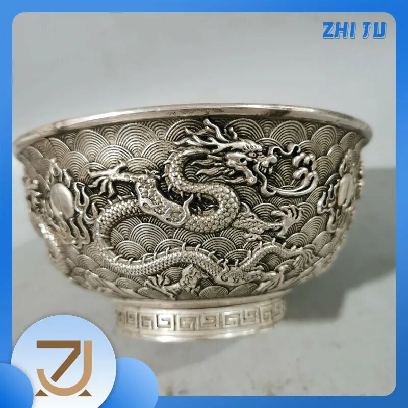 Соусник "Старинная Серебряная Чаша", посеребренный металл, антикварная, винтажная