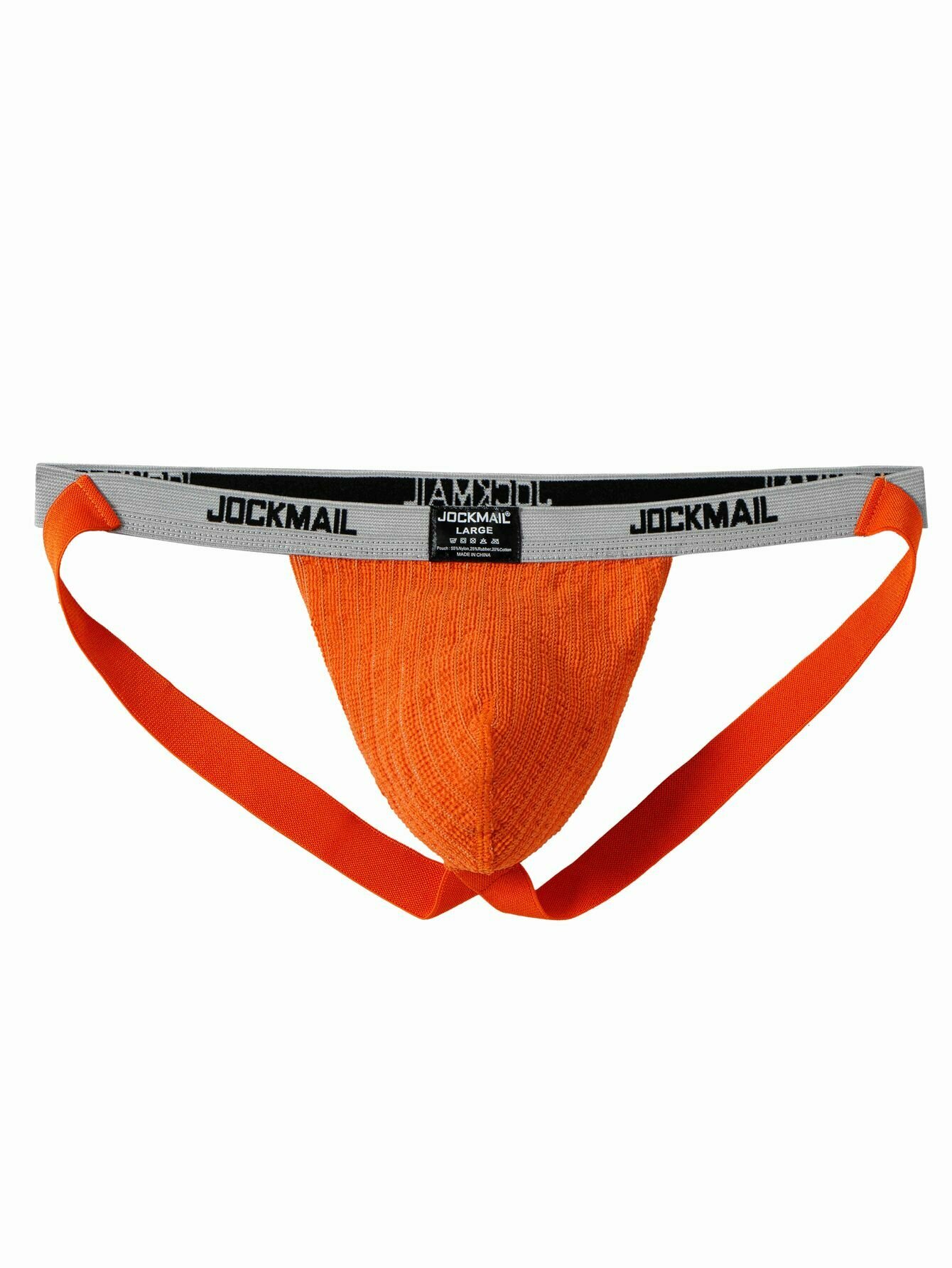 JOCKMAIL Мужские стринги с широким поясом из смешанного материала