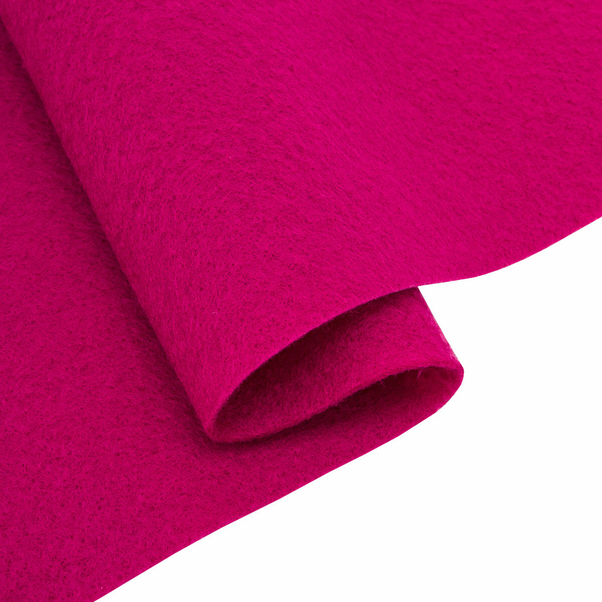 Фетр мягкий 1,5мм размер 30*30см, 180 г/м², 100 % полиэстер, уп. 4шт (ягодный 8118)