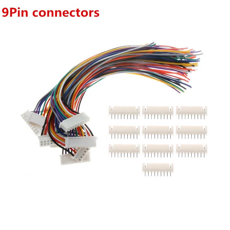 Разъемы JST XH2.54 24AWG 10 шт. 10Set 9Pin