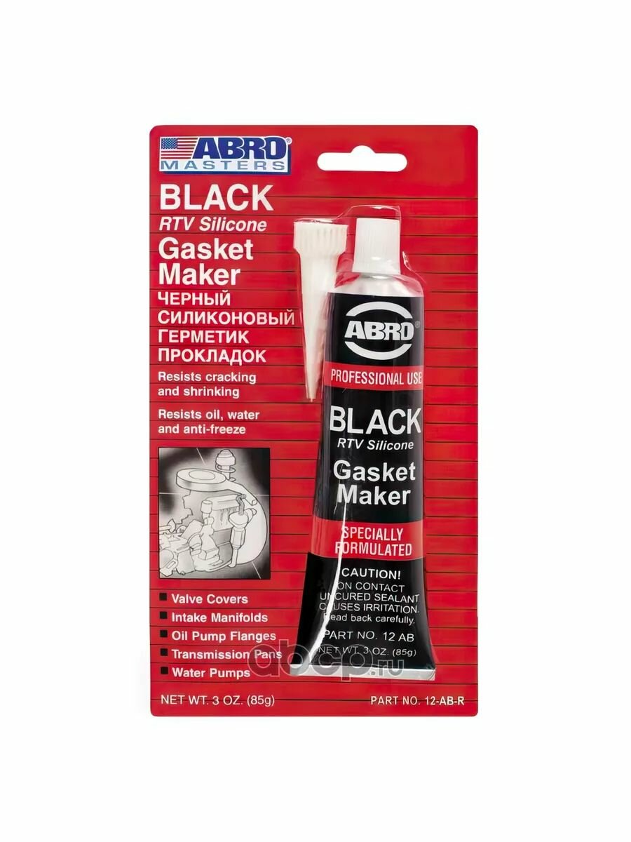 Герметик силиконовый черный 85g
