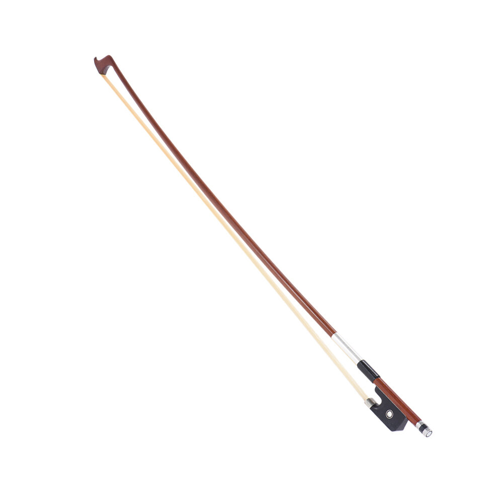 Well-balanced Octagonal Brazilwood 4/4 Cello Bow Horsehair Round Stick Ebony Frog