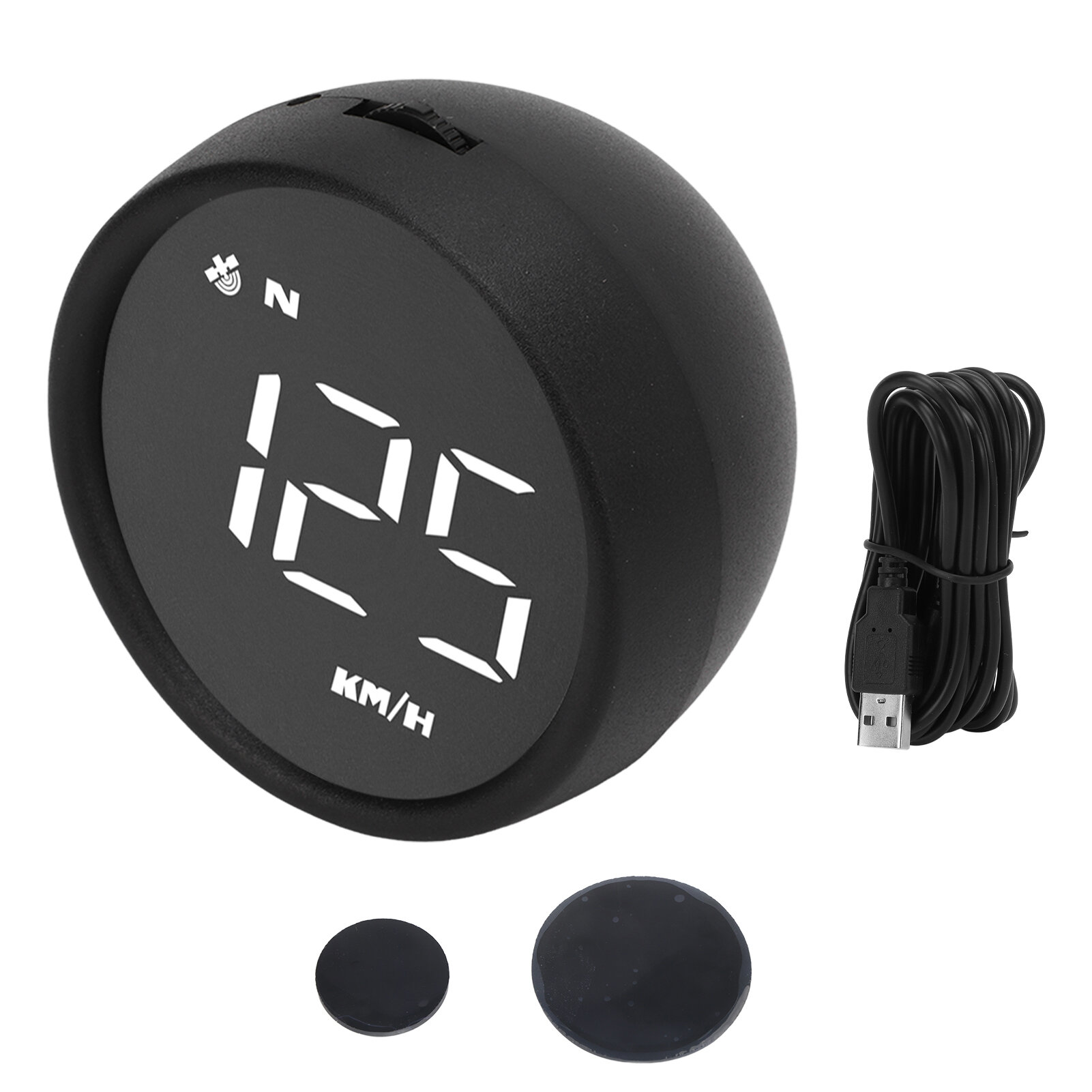 2,6-дюймовый HUD-дисплей, GPS-спидометр, многофункциональный, напоминание о превышении скорости и усталости за рулем для автомобиля, мотоцикла, внедорожника, фургона, автодома, автобуса, белый свет