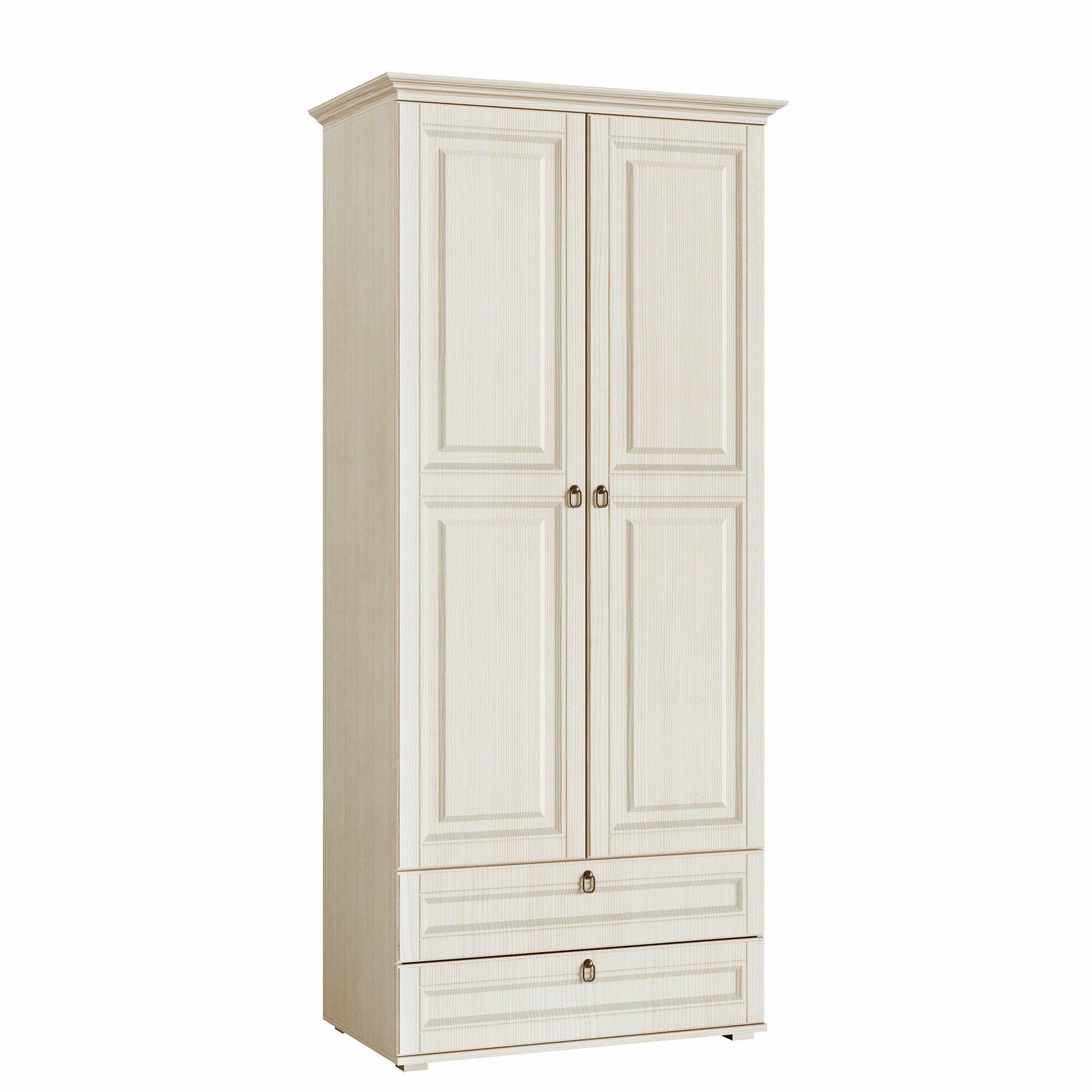 Престиж-1 (гостиная) Шкаф платяной (Сандал светлый) (Миф)