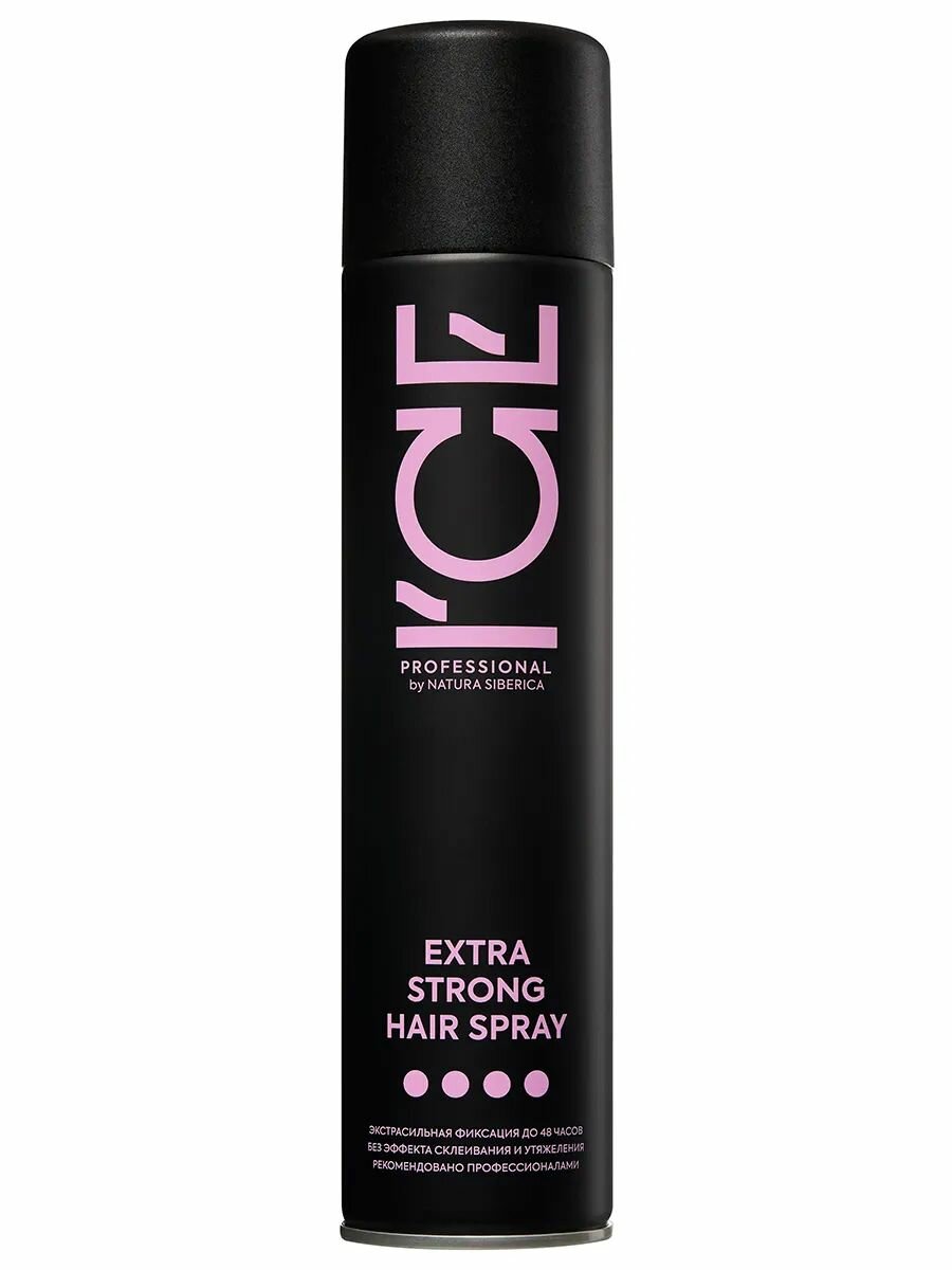 Natura Siberica ICE Professional Лак для волос экстрасильной фиксации профессиональный 300 мл