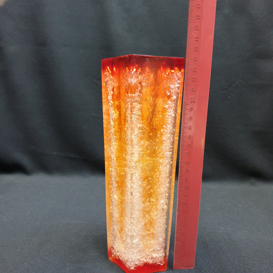 Ваза ТПК Сочи, вспененное оргстекло. Винтаж, СССР.