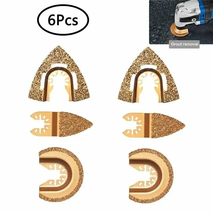 Набор насадок для реноватора,6 штук в наборе 3 размера