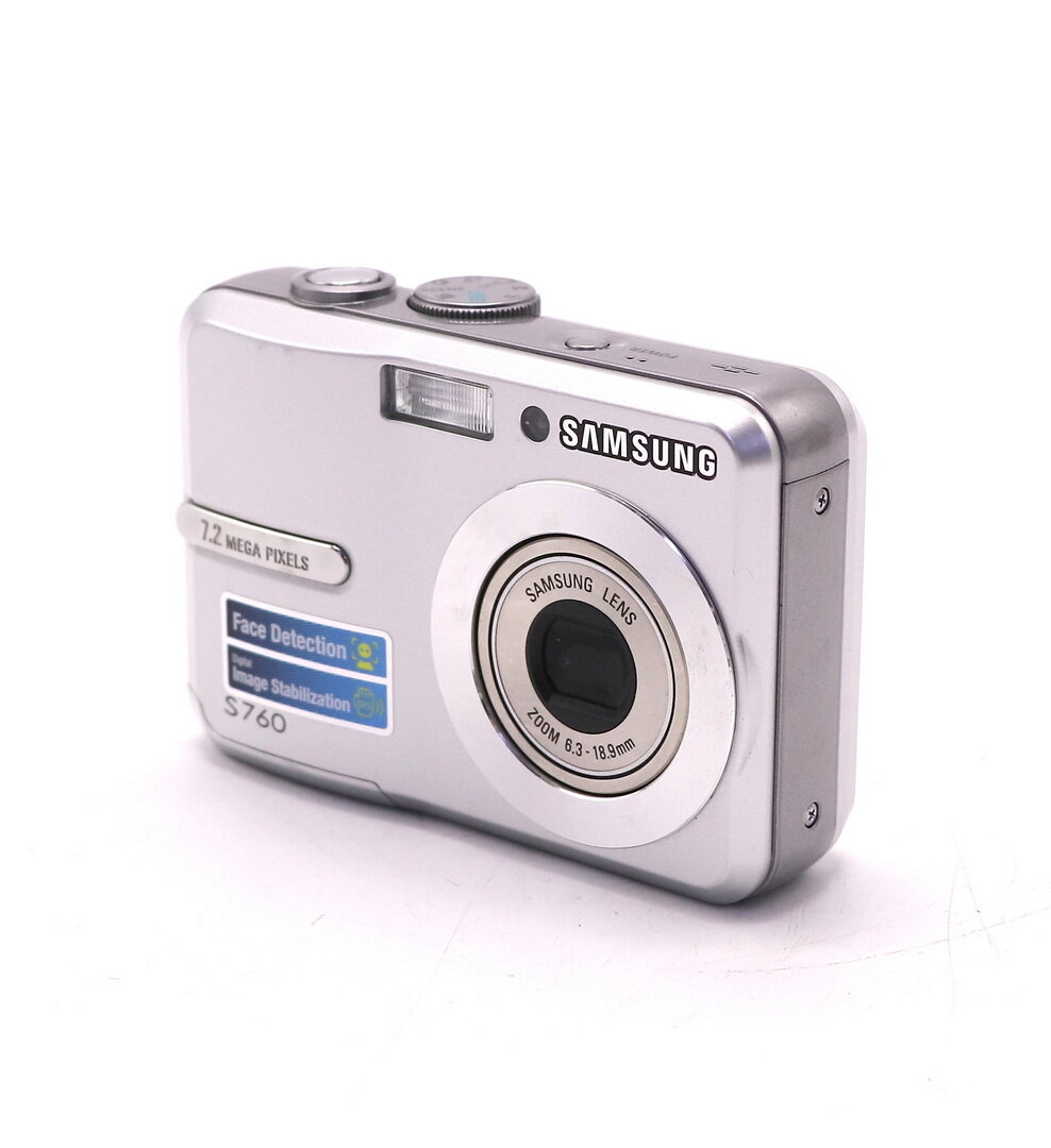 Фотокамера белая компактная Samsung S760
