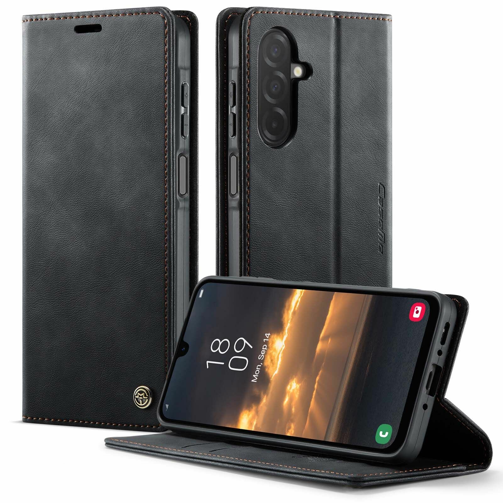 CaseMe Чехол Книжка Для Samsung Galaxy A26 5G ( Самсунг А26 5G) , Роскошная Кожаный