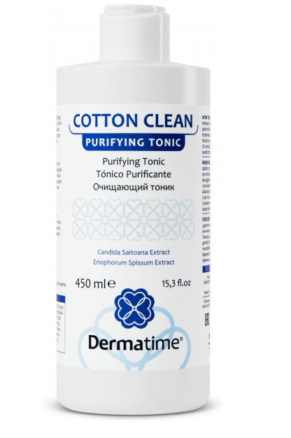 Dermatime Cotton Clean Purifying Tonic – Тоник очищающий Дерматайм, 450 мл