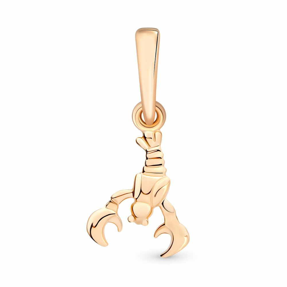 Подвеска, красное золото, 585 проба