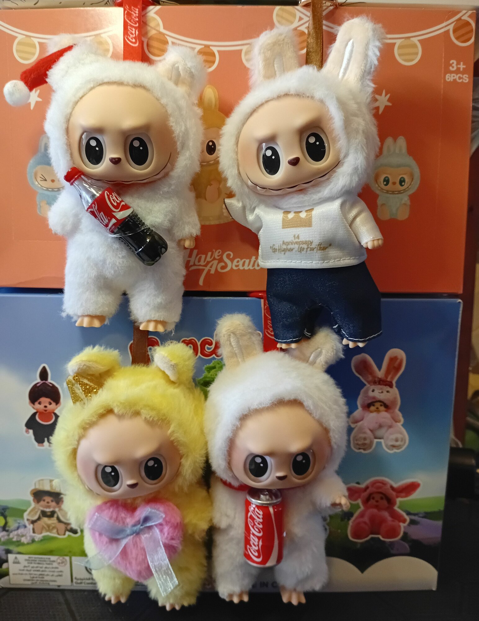 Лабубу ( 23 см. ) Случайная игрушка - сюрприз: Монстр LABUBU, THE MONSTERS - Big into Energy Series, 3-ое поколение,