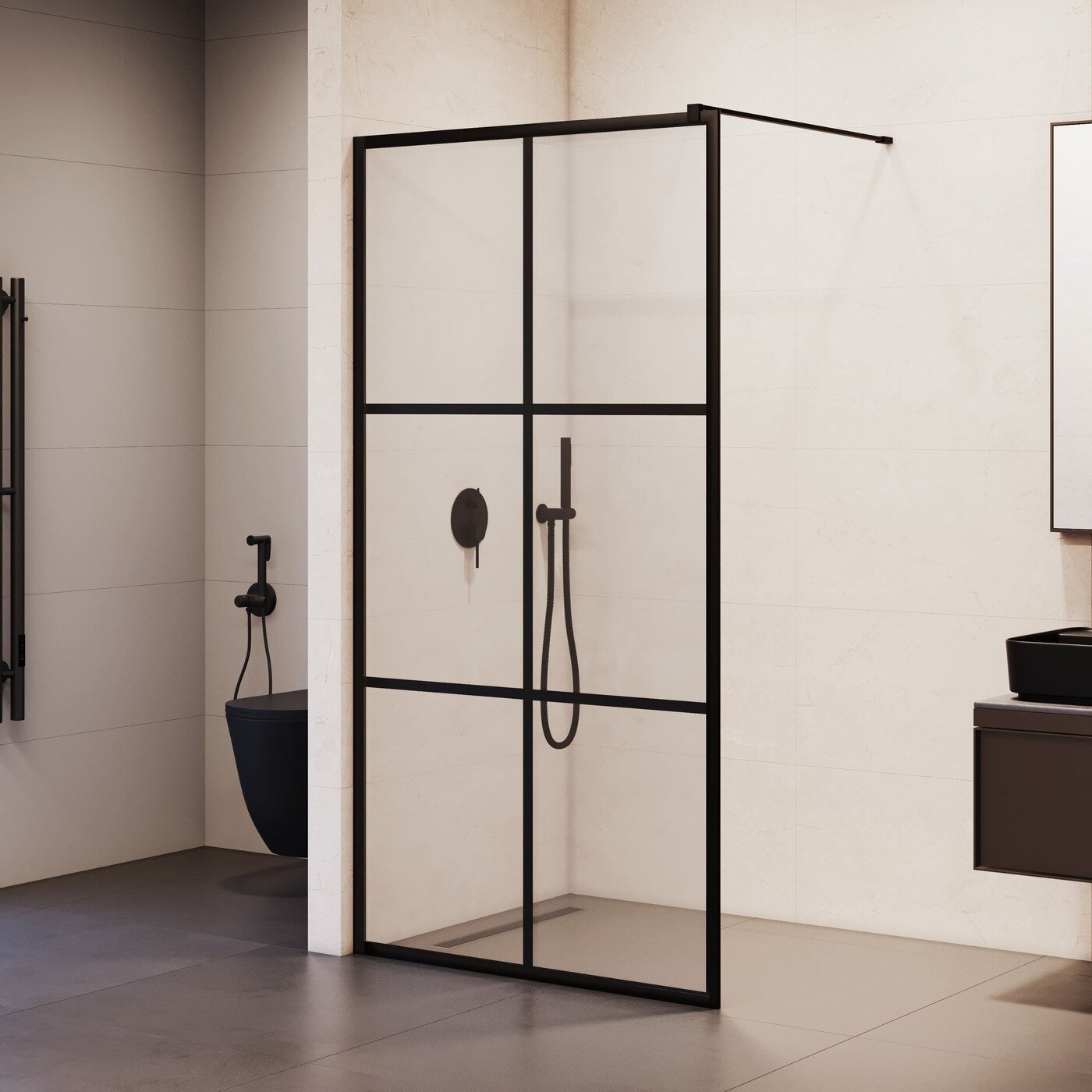 Душевая перегородка RGW WA-11B 100х200 стекло прозрачное