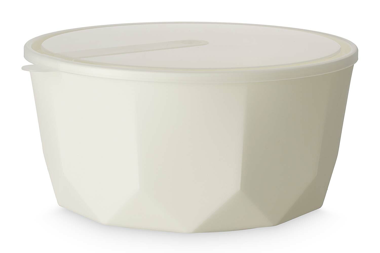 HOFF Cream салатник с крышкой, размер 23.8×10.8×22.1 см, объем 3100 мл, посуда