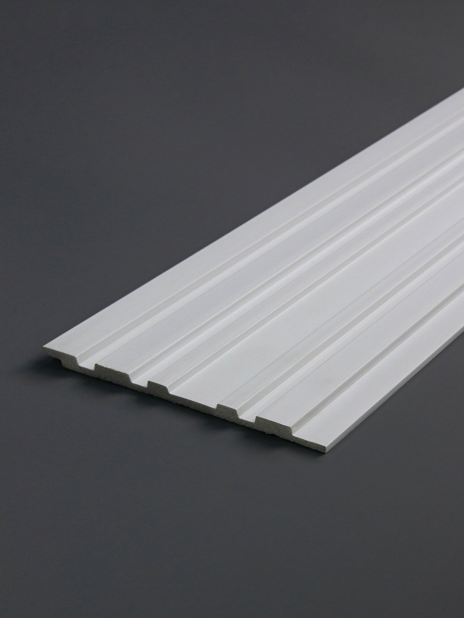 Декоративные стеновые панели из дюрополимера Paolo Arte Konture (Паоло Арте Контур) для внутренней отделки стен 150х10х2700 мм, Kr231SP белый