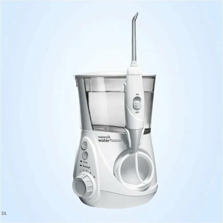 KNOW EASY-Электрический ирригатор WaterPik WP-660EU, 650 мл, 7 насадок, 10 режимов, белый