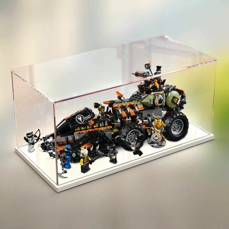 Ящик для хранения, акрилик, белый, высота 25см, длина 50см, ширина 25см