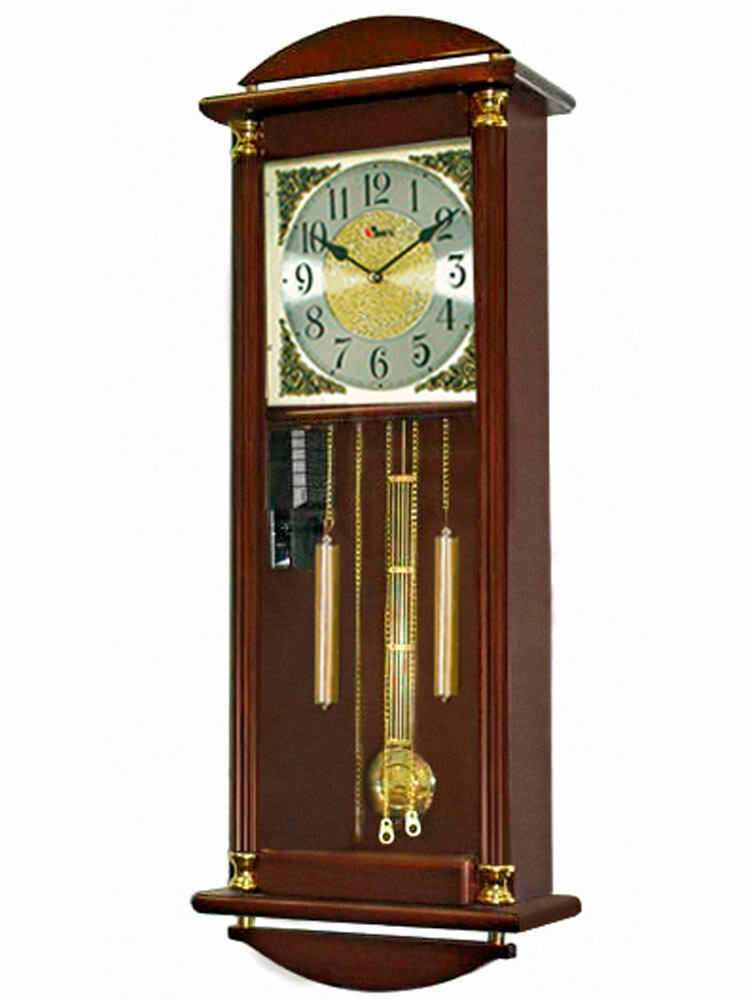 Настенные часы с боем и мелодией SX2067A Brown