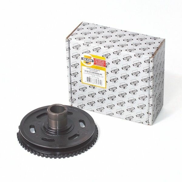 Шкив коленвала 21214 21073 демпфер инж. 8 кл чугунный Slon 21214-1005060-25