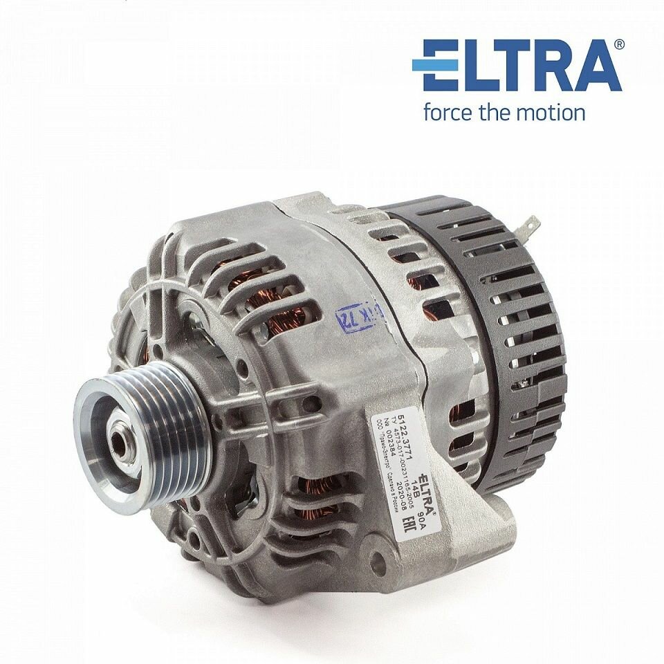 Генератор 3302 3110 УАЗ дв.405 406 409 90А прамо ELTRA 5122.3771