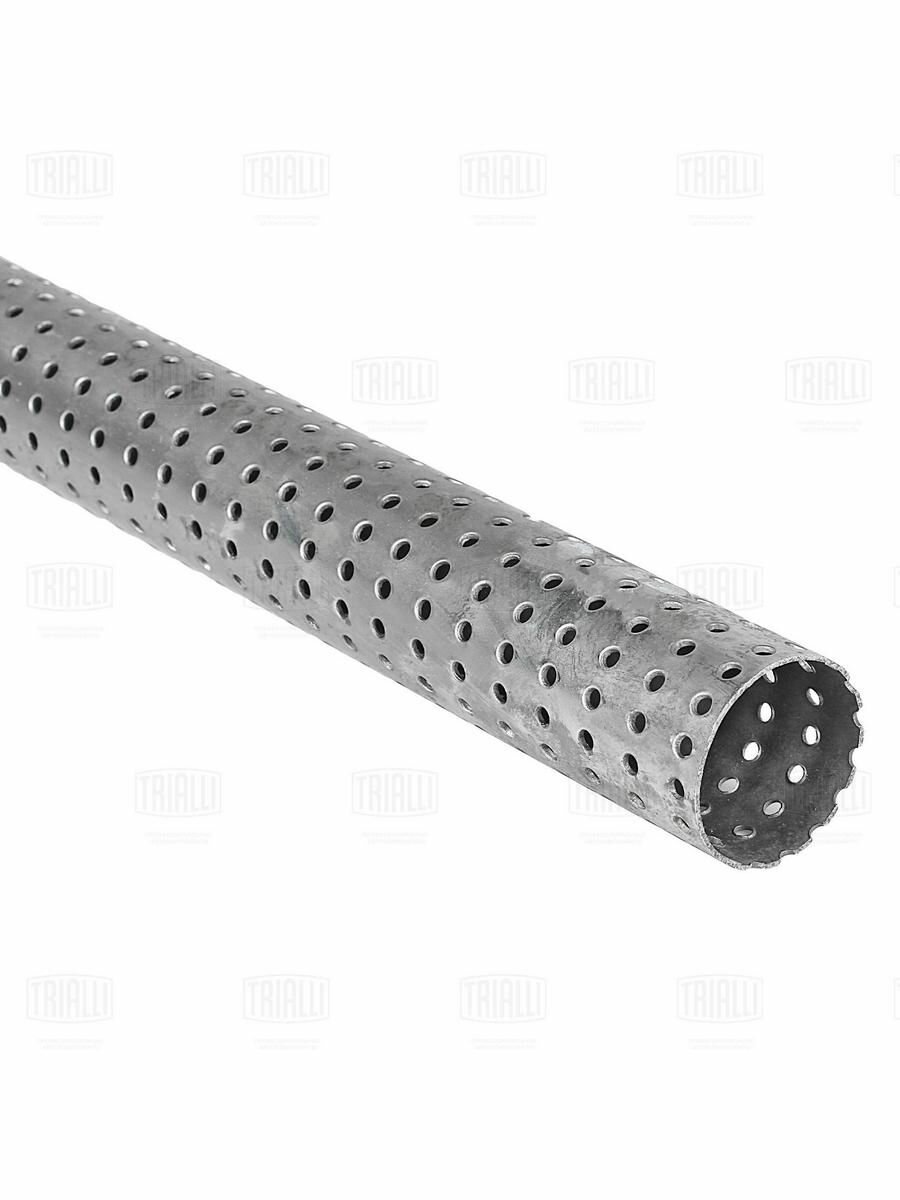 Труба глушителя прямая перфорированная 54х1000, TRIALLI EMPD541000
