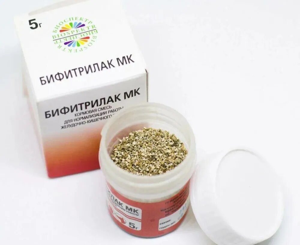 Бифитрилак МК средство для нормализации работы ЖКТ, 5 г, порошок для животных