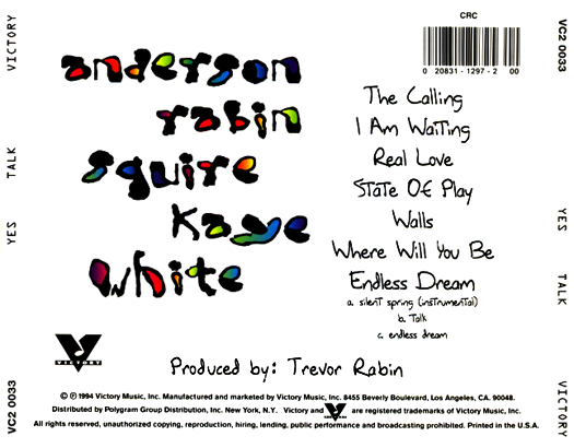 Диск Yes: Talk (1 CD) — фото 1