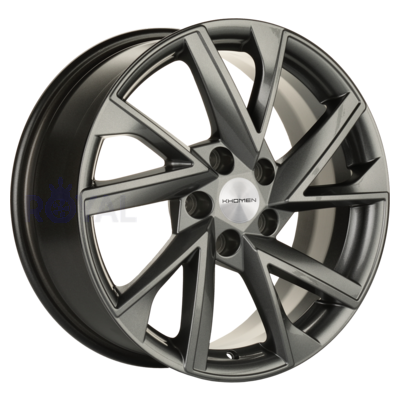 Литой колесный диск Khomen Wheels KHW1714 (Changan CS35 Plus) 7x17/5x110 ET46 D63,3 Gray