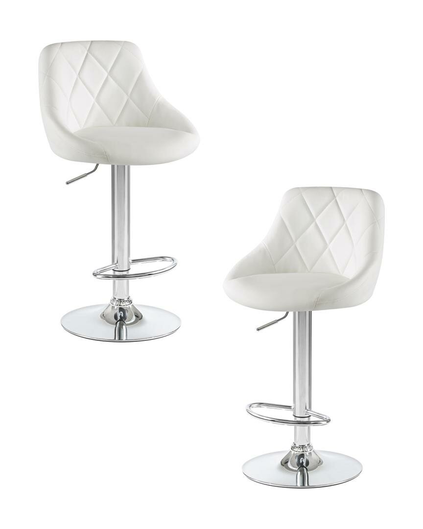 Стул барный DOBRIN Набор 2 шт Стул барный DOBRIN LOGAN, белый арт. LM-5007-N_CH-M_EL-white