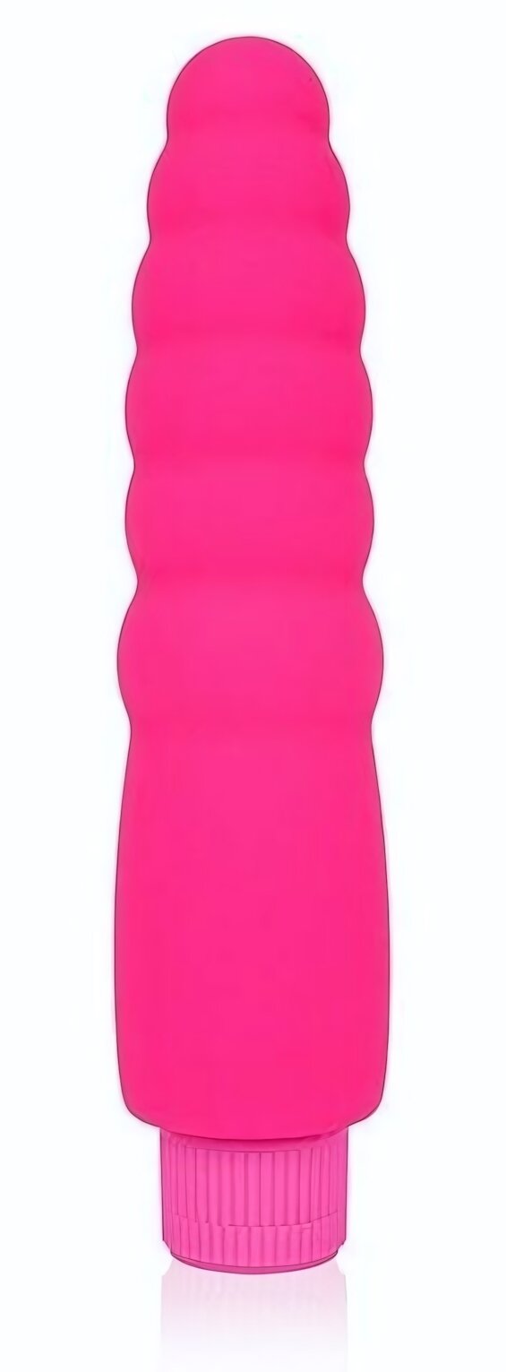 Вибратор силиконовый Cosmo «Lady's Dream» с вибрацией, розовый, 15 см, диаметр 3.3 см
