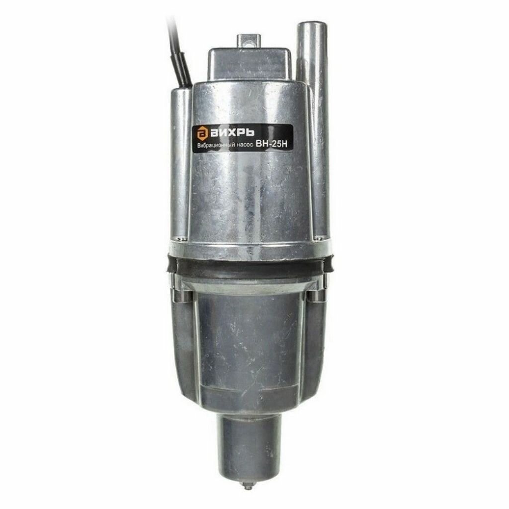 Вихрь Насос вибрационный погружной с нижним забором воды и термозащитой, 280 Вт, 25 м, ВН-25Н