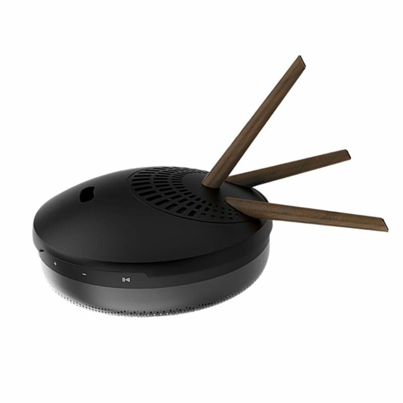 Подходит для 2-го кронштейна Beoplay Beosound A1-текстура черного клена с зернистостью древесины