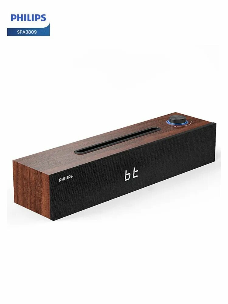 Двухрежимный динамик SPA3809 Philips, Bluetooth 5.3, темно-коричневый