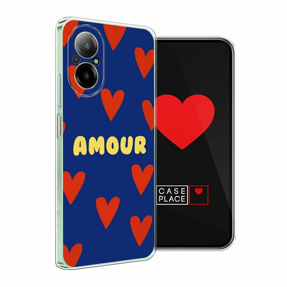 Чехол на Realme C67 4G / Реалми C67 4G с принтом "Amour art - 14 февраля" — фото 1