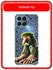 Чехол на Honor X8 / Хуавей X8 с принтом "Брр брр патапим 2", прозрачный
